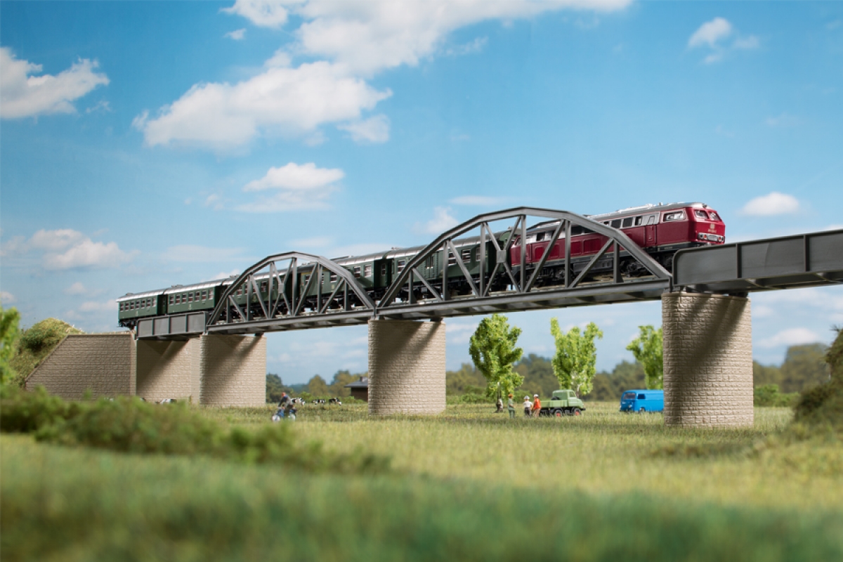 Auhagen 14483 - Pont en acier miniature N 1:160 Auhagen 14483 - Pont en acier miniature N 1:160